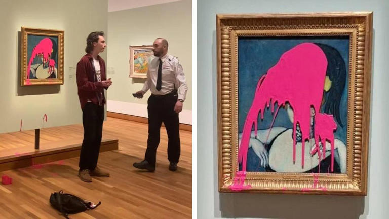Three arrested after Picasso painting defaced at MMFA