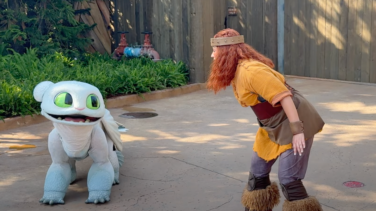 Meeting Baby Dragons in How to Train Your Dragon Land at Epic Universe