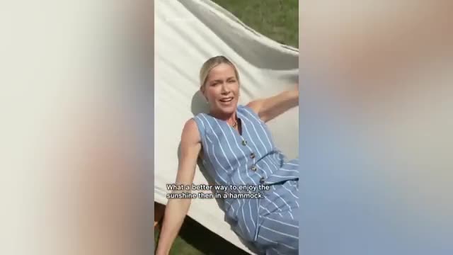 Watch: Kate Lawler suffers nasty injury falling over hammock on live TV