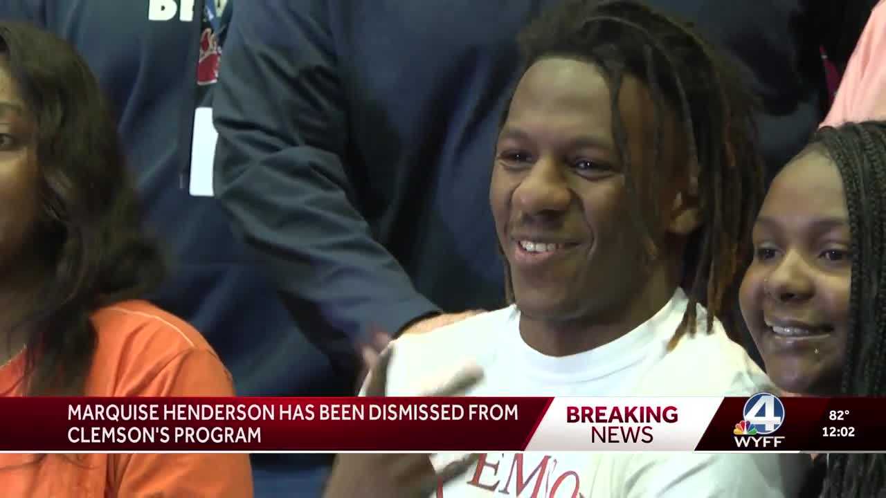 Clemson football player dismissed from team