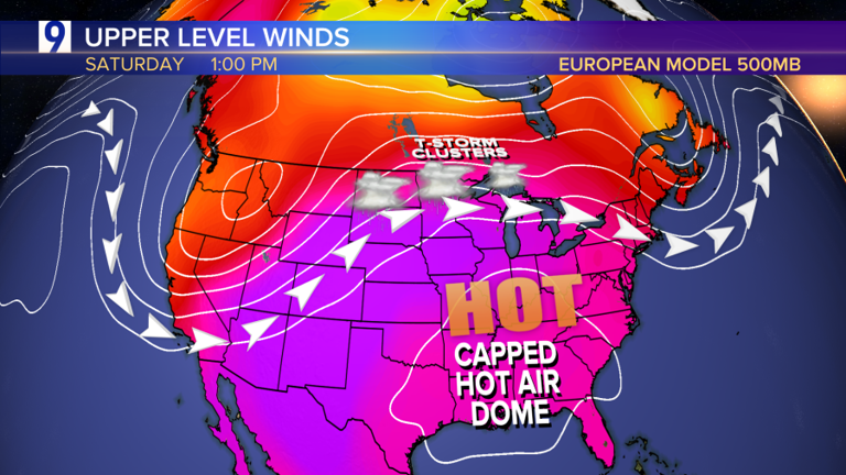 Thursday forecast: Clouds clear for nice Juneteenth before big heat ...
