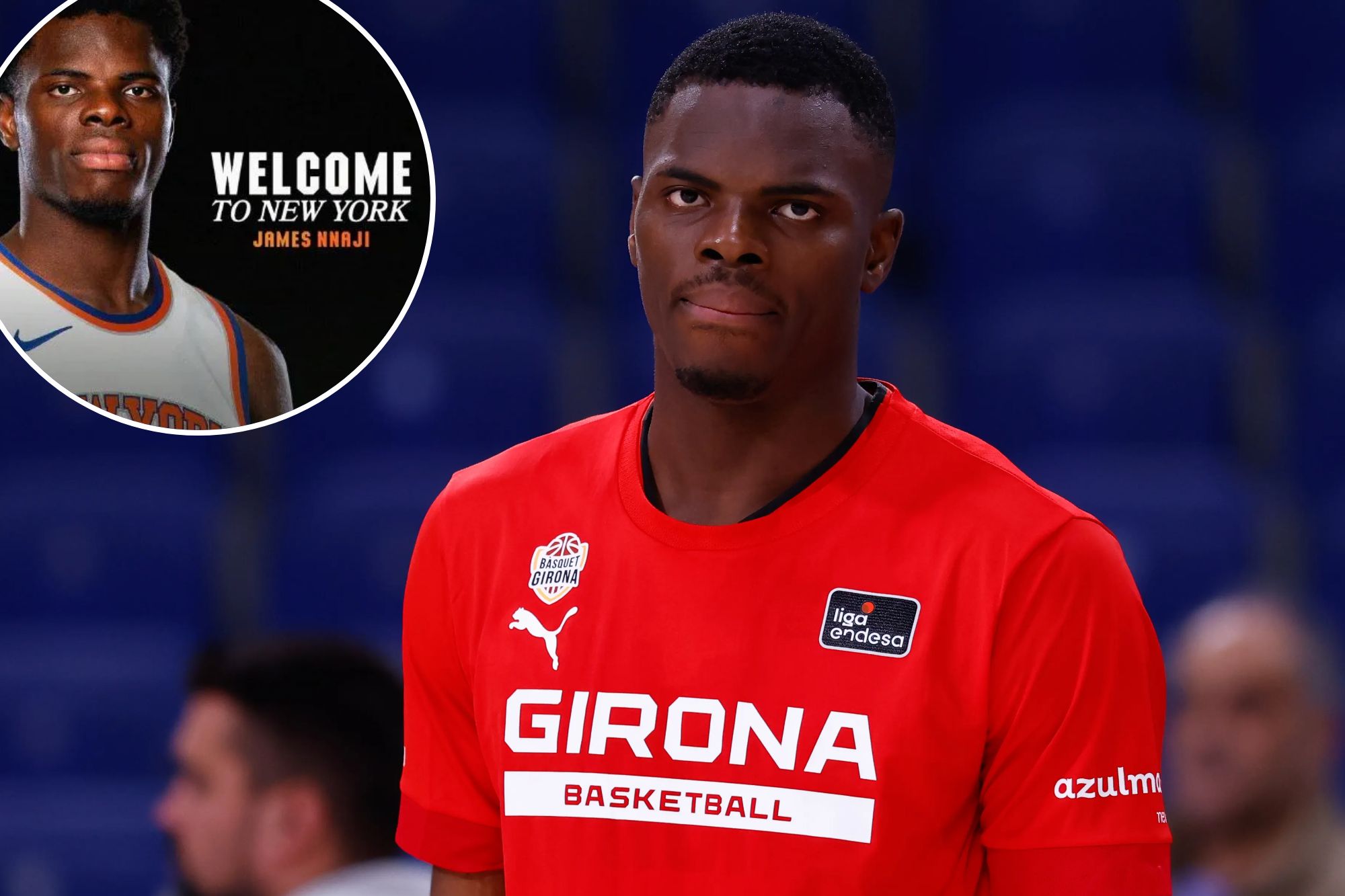 Intriguing 7-foot Knicks prospect James Nnaji leaving Europe for Summer ...