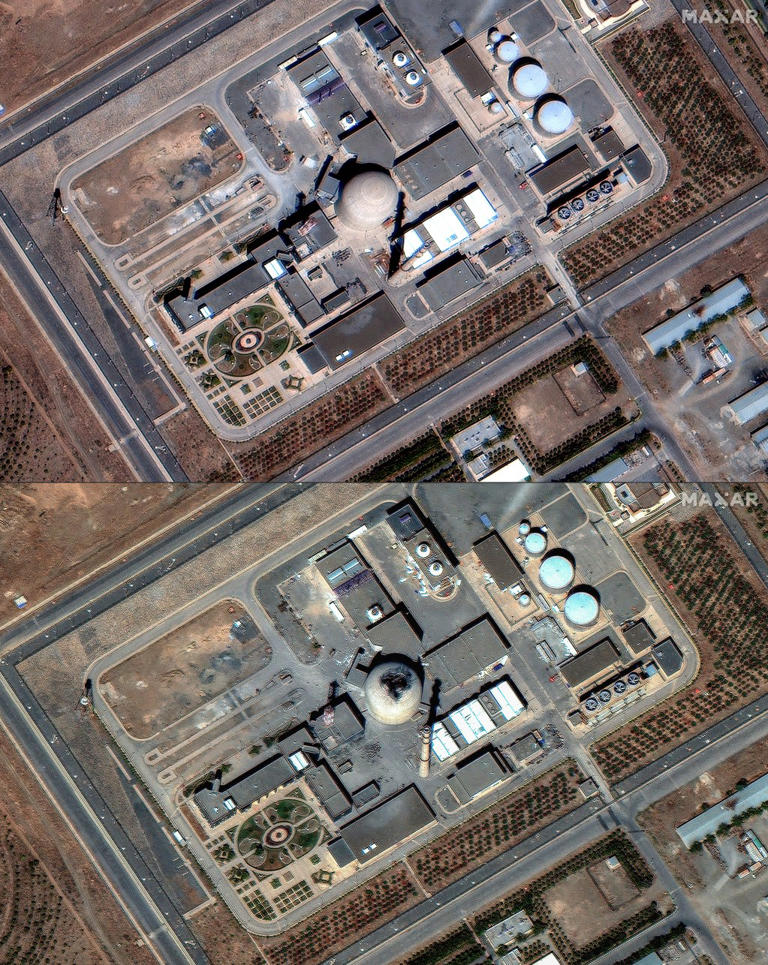 Iran’s Arak heavy water reactor revealed in photos after Israel’s ...