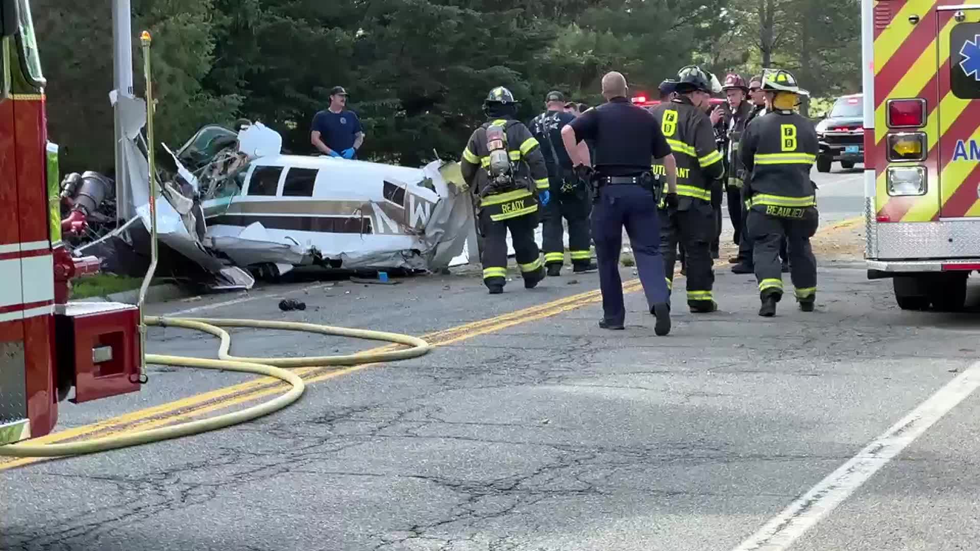 Large emergency response after plane crashes near North Shore airport