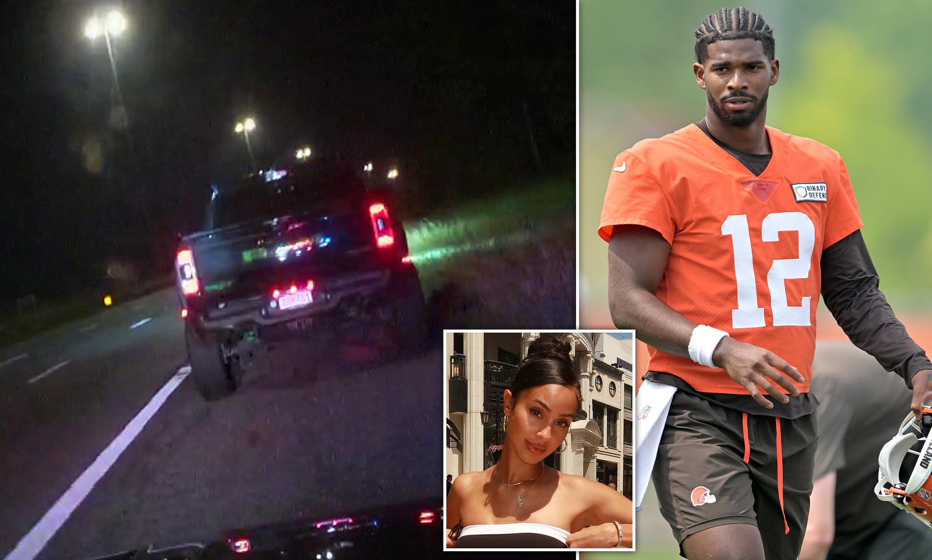 New footage shows shocking moment Browns rookie Shedeur Sanders and ...