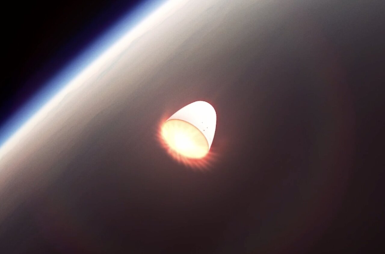 NASA to gather in-flight imagery of commercial test capsule re-entry