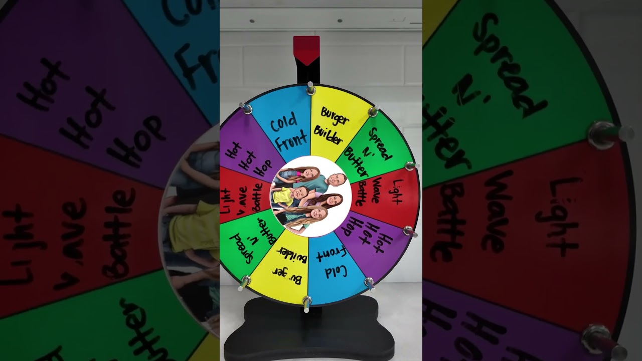 Mystery Wheel Picks Our Challenges! #shorts