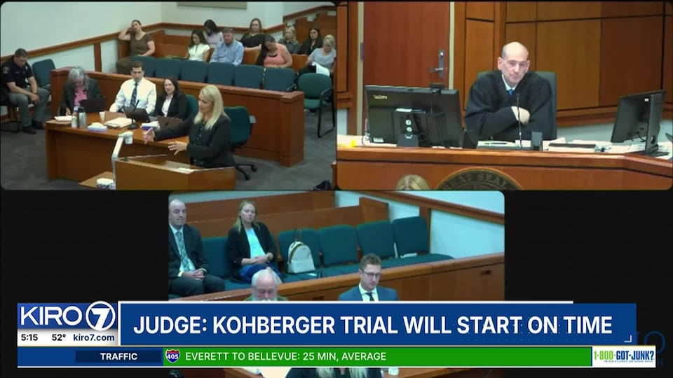 VIDEO: Judge says Kohberger trial will start on time