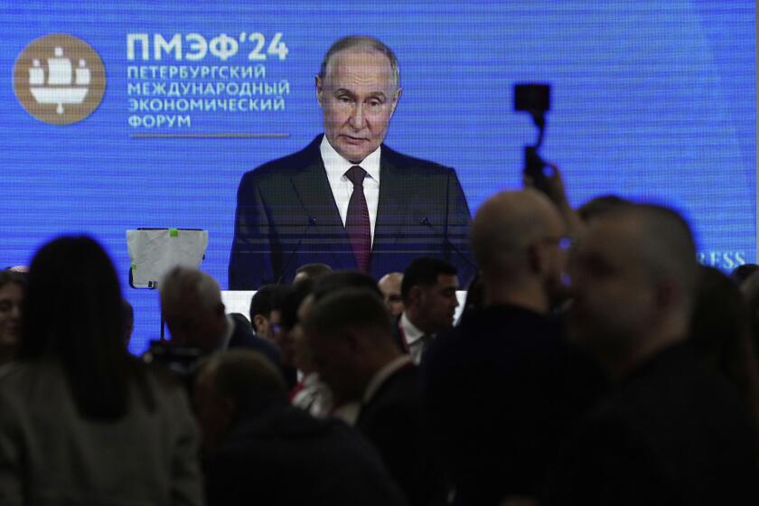 Russia's economy minister says the country is on the brink of recession