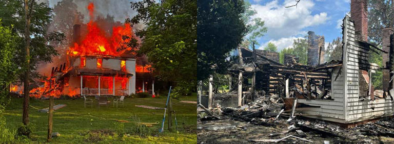 ‘Priceless’ Historic Maryland Farmhouse Built In 1792 Destroyed In Fire ...