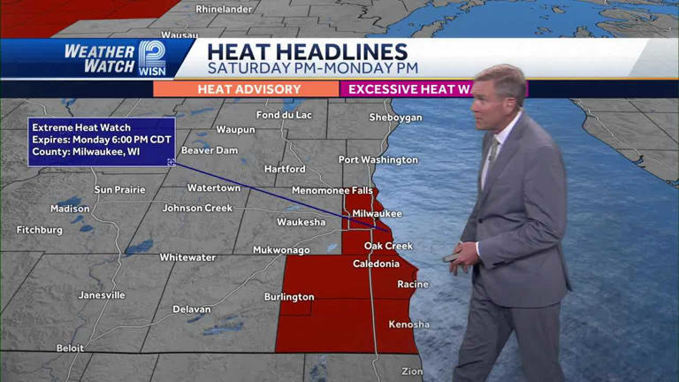 Extreme Heat Watch issued for Milwaukee, Racine and Kenosha counties ...