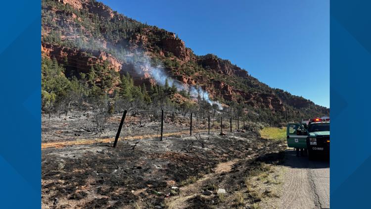 Fire that burned 8 acres in Red Canyon is fully contained
