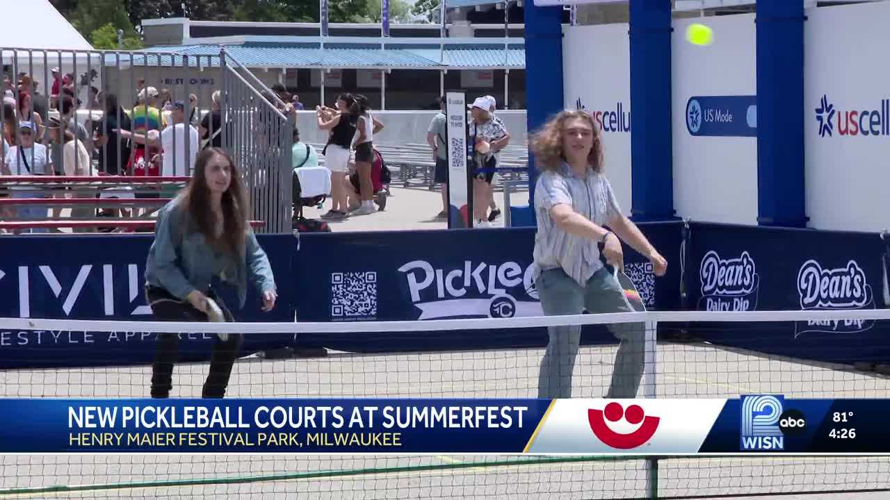 New features at Summerfest include Lasso Lounge, pickleball