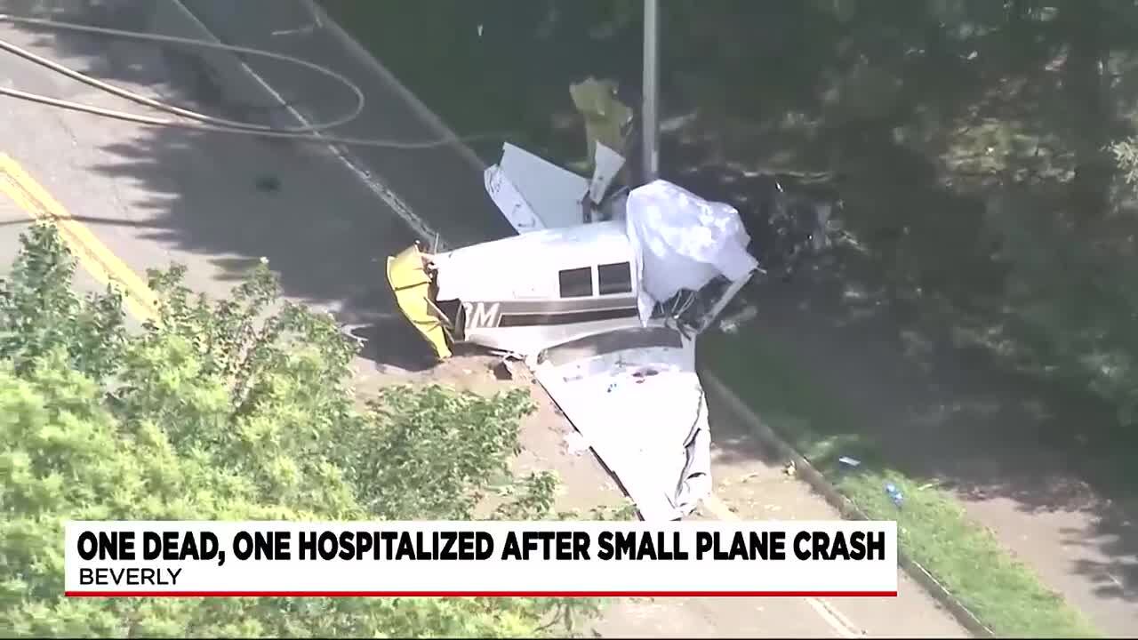 1 dead, 1 injured after Beverly plane crash