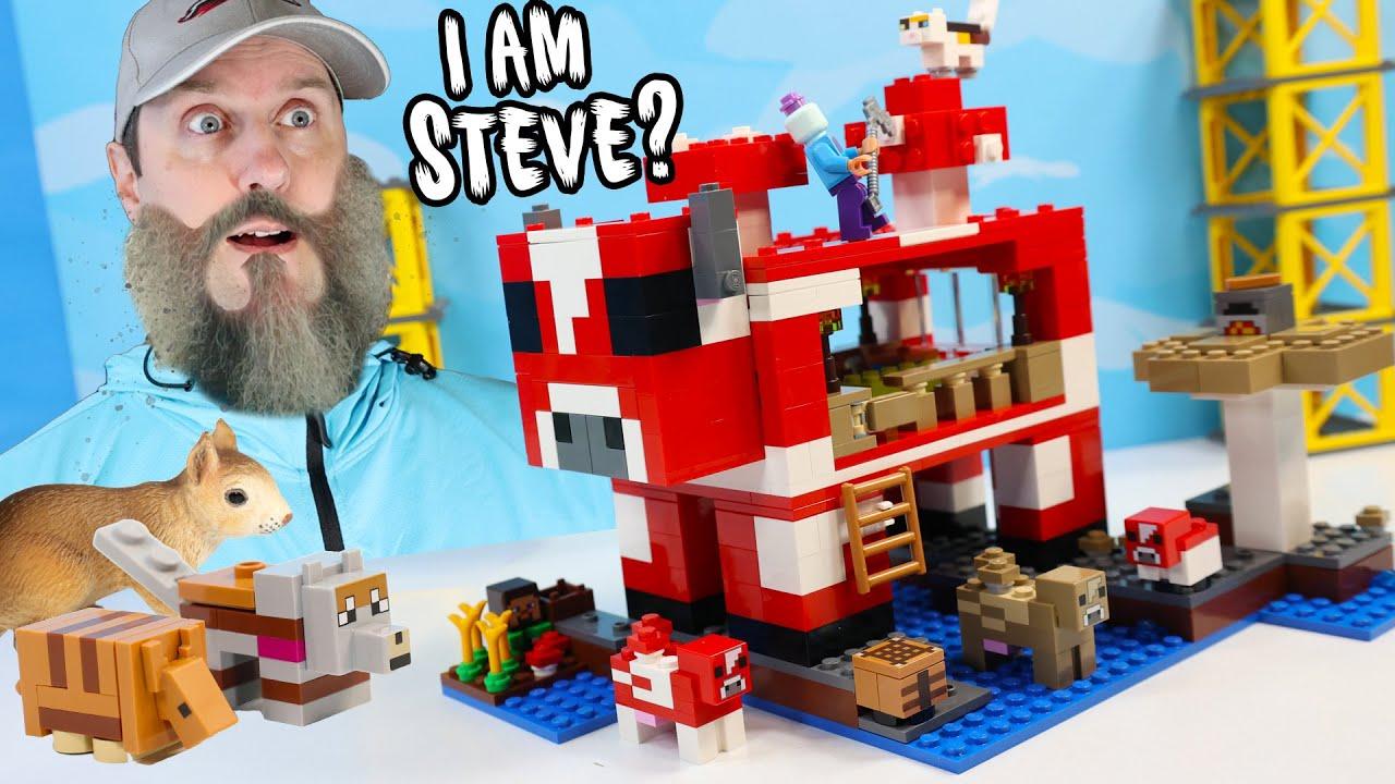 New Lego Minecraft 2025 Mooshroom House Set Revealed | Full Review & Build!