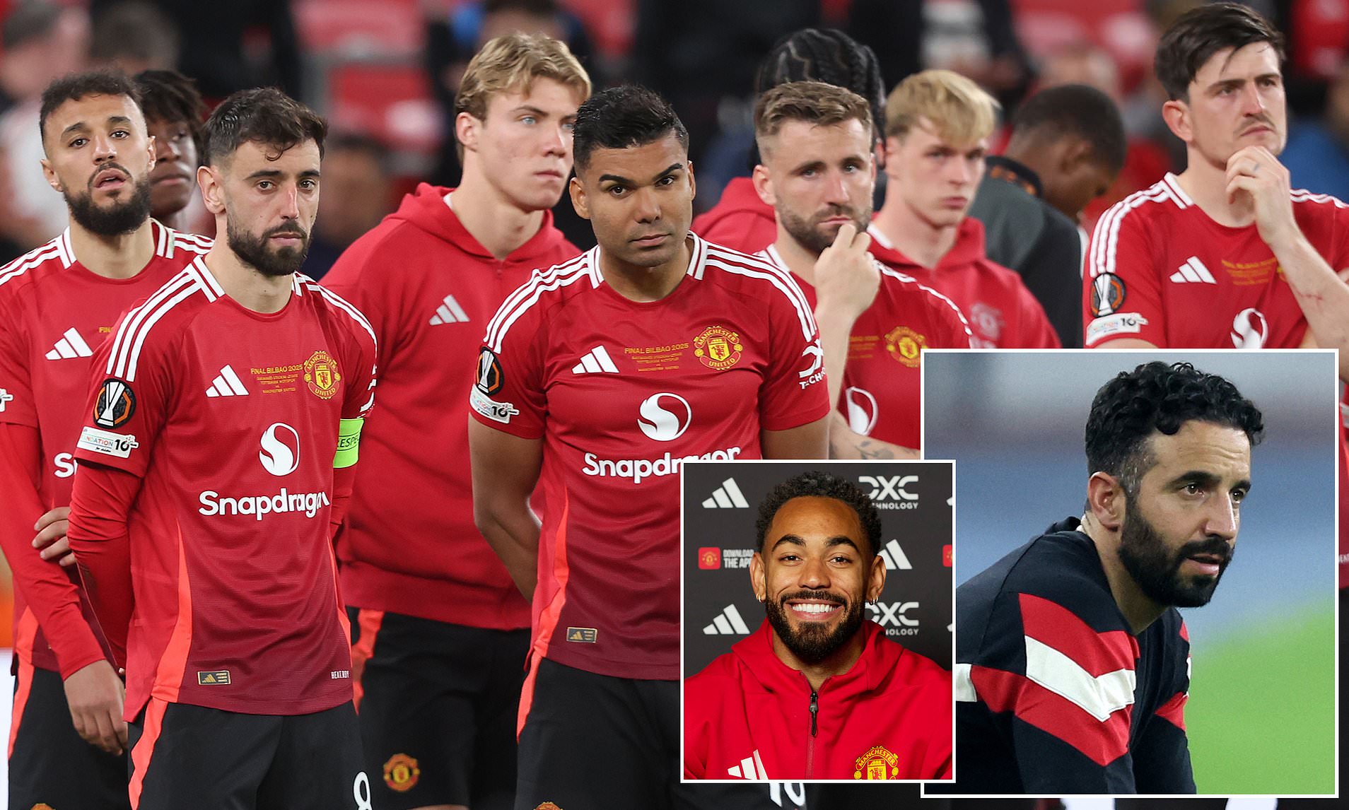 Rubem Amorim 'set to banish FOUR Man United outcasts' from pre-season ...