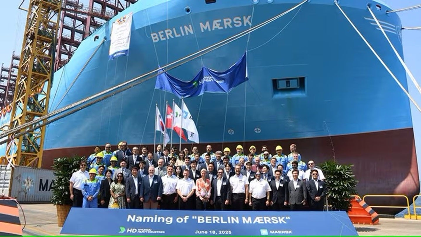 Maersk’s new dual-fuel container vessel class enters service