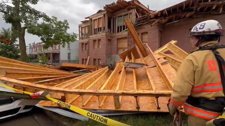 Demolition scheduled for partially collapsed Northeast DC building