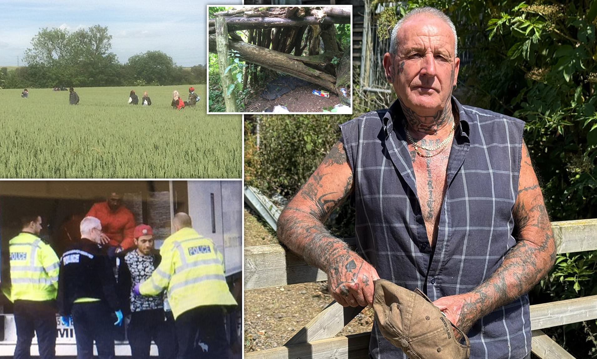 Father dubbed the Farminator for rounding up illegal migrants dealt ...