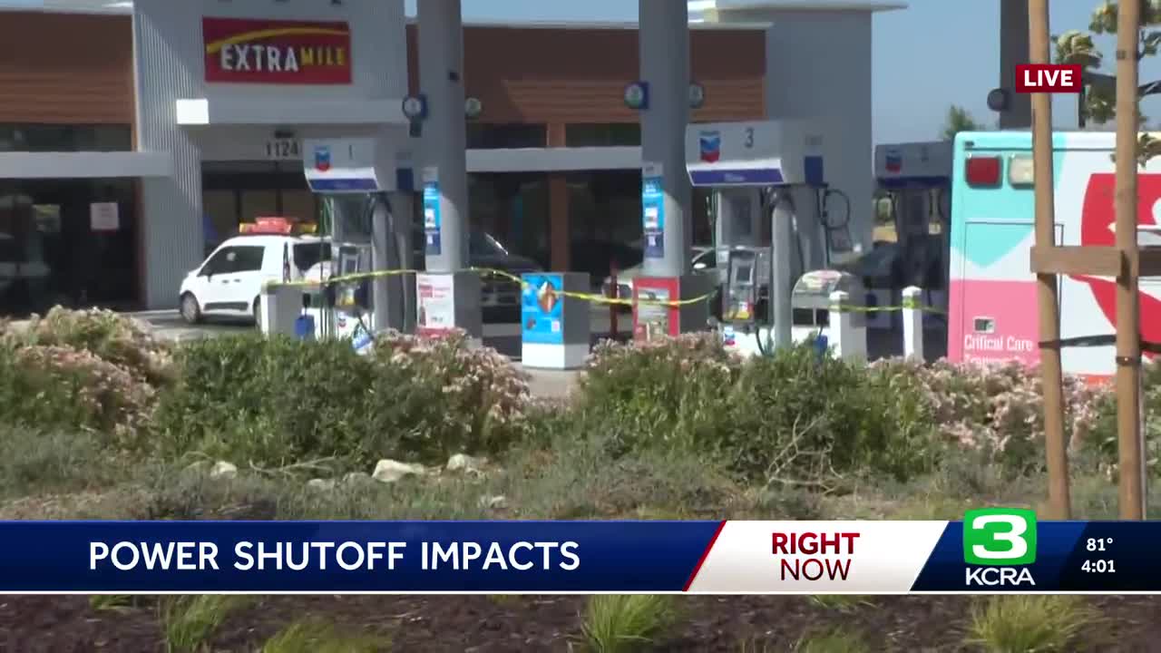 Public Safety Power Shutoffs impact gas stations in Tracy