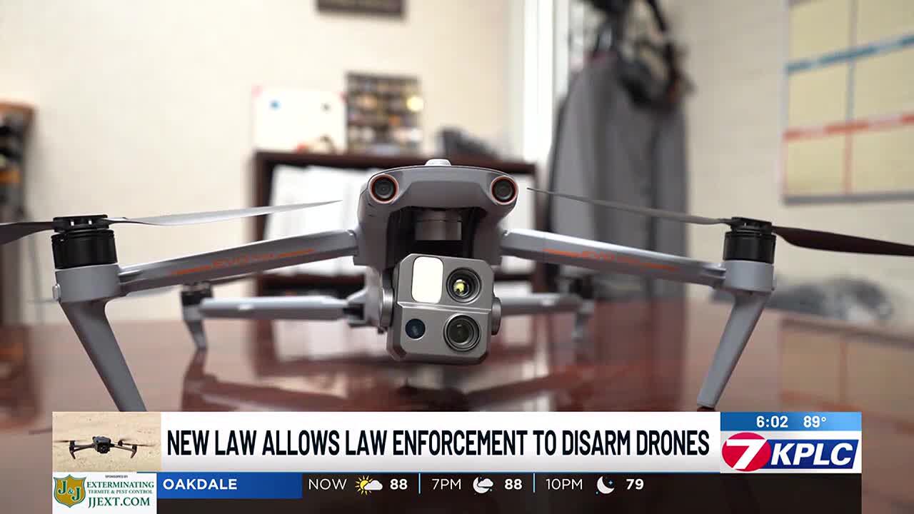 Local law enforcement can disarm drones under new law