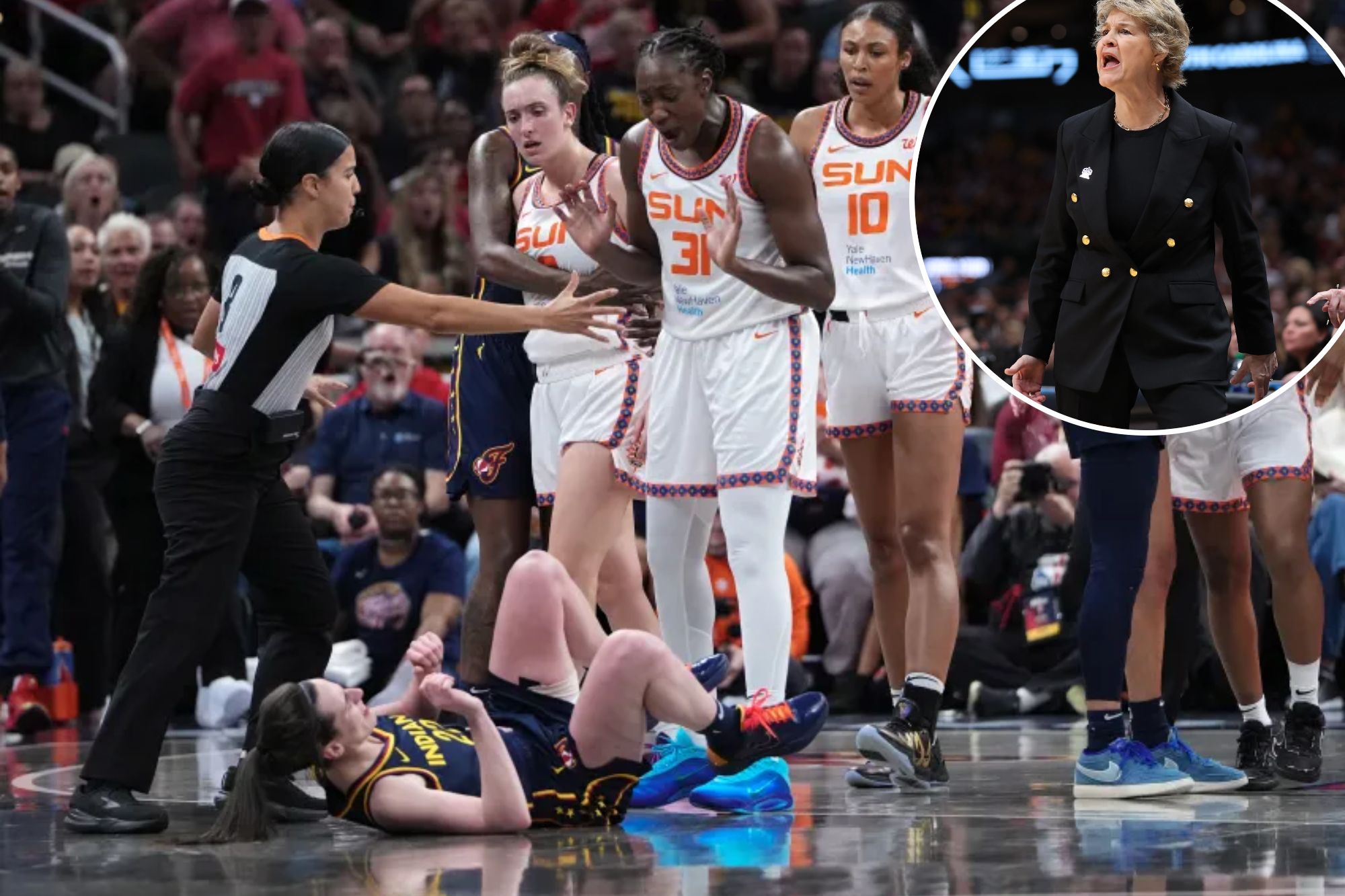 Caitlin Clark’s former coach calls for WNBA rule changes after shoving ...
