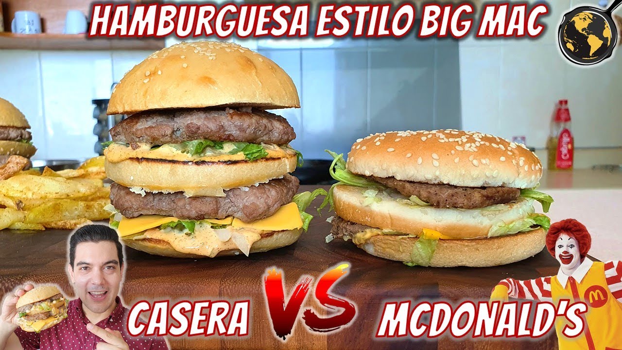 Como hacer Una Bic Mac de McDonald´s en Casa (Mas Facil de lo que Crees)
