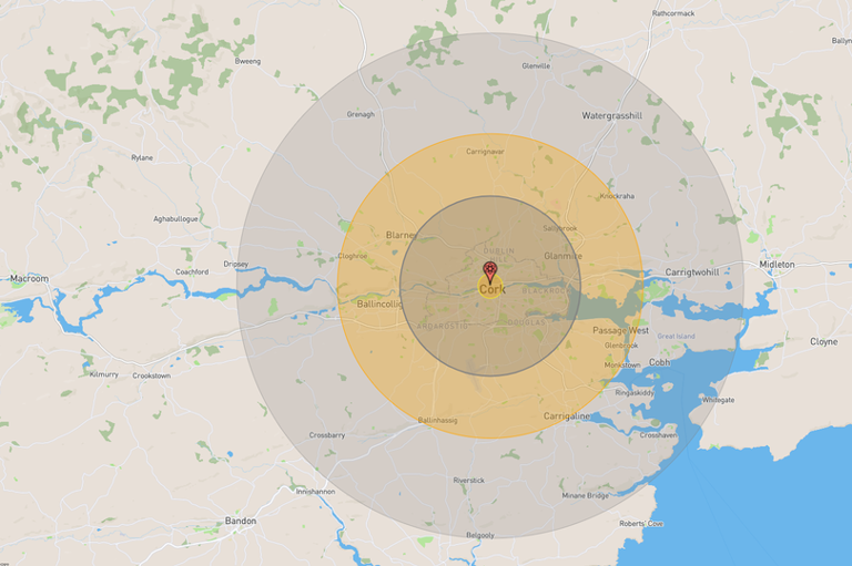 Ireland nuclear bomb map shows potential catastrophic damage amid World ...