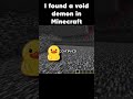 I Found a Void Demon Hiding in My Minecraft World