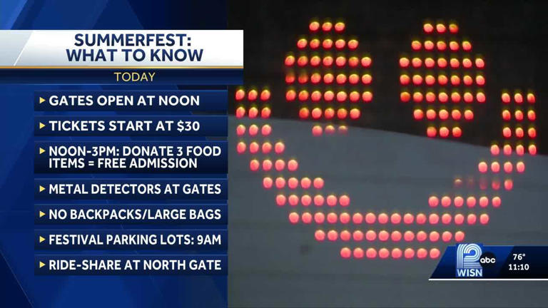 Summerfest 2025 kicks off with fireworks and Def Leppard