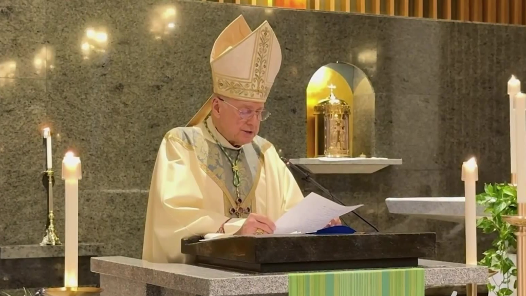Parishioners say final goodbyes to late Bishop Lawrence Brandt