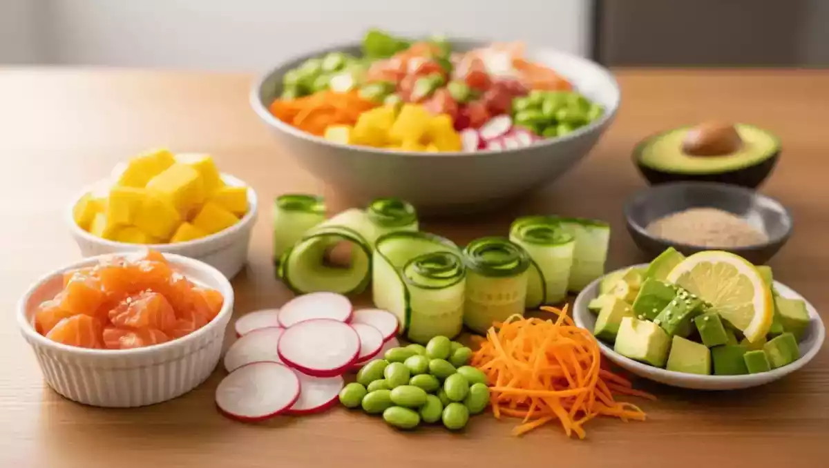 Le poké bowl au saumon : la recette fraîche et colorée noté 4,7/5 qui ...