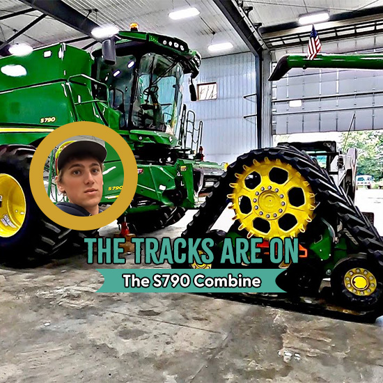 S790 Combine Gets a Track Makeover 🚜