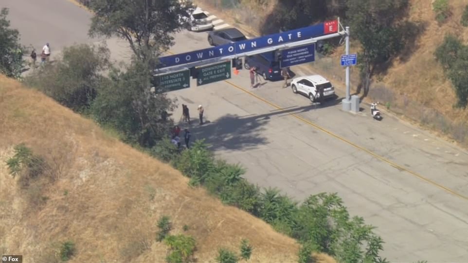 ICE agents descend on Dodger Stadium two weeks after LA riots