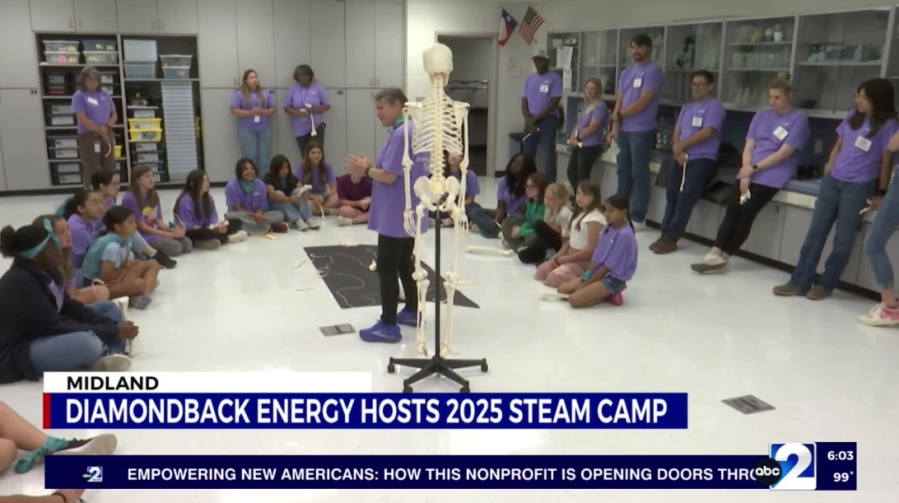 Diamondback Energy STEAM camp boosts hands-on student learning