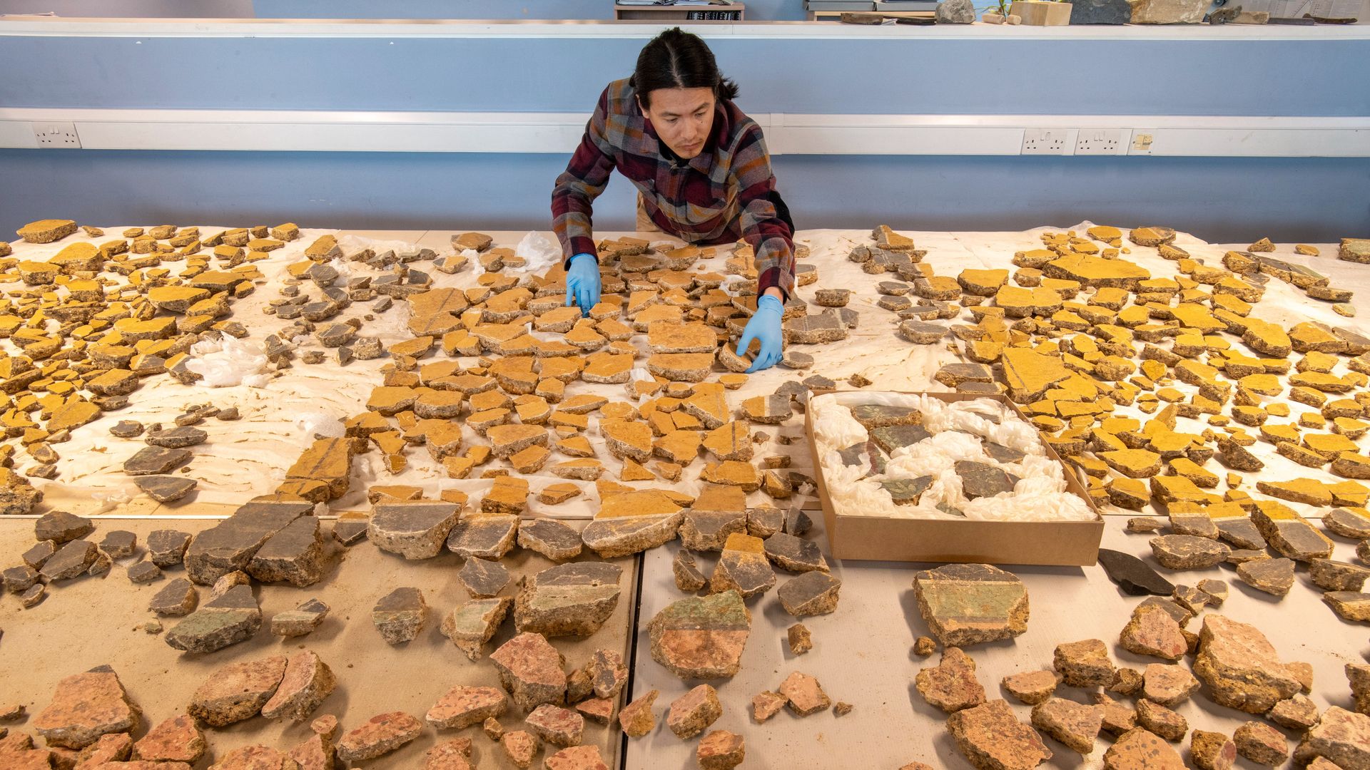 'World's most difficult jigsaw puzzle': Archaeologists piece together ...