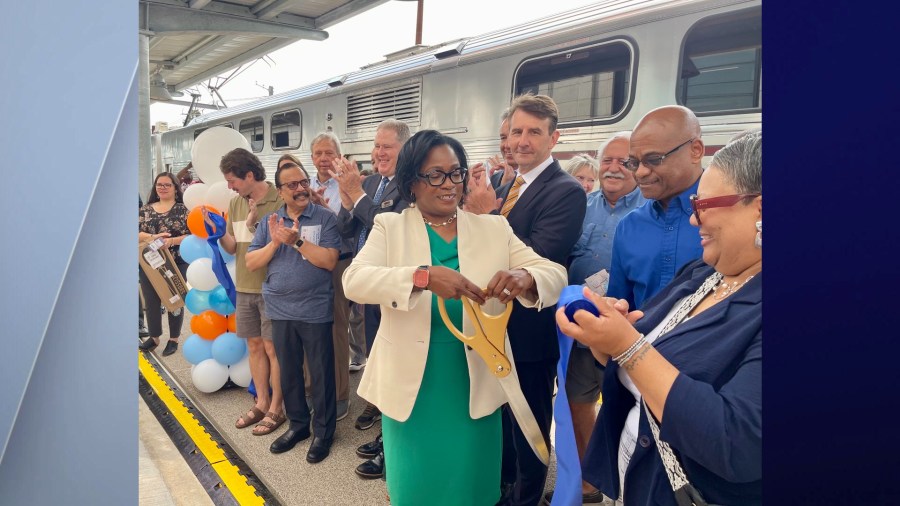 New station building and parking garage added to South Shore Line stop ...