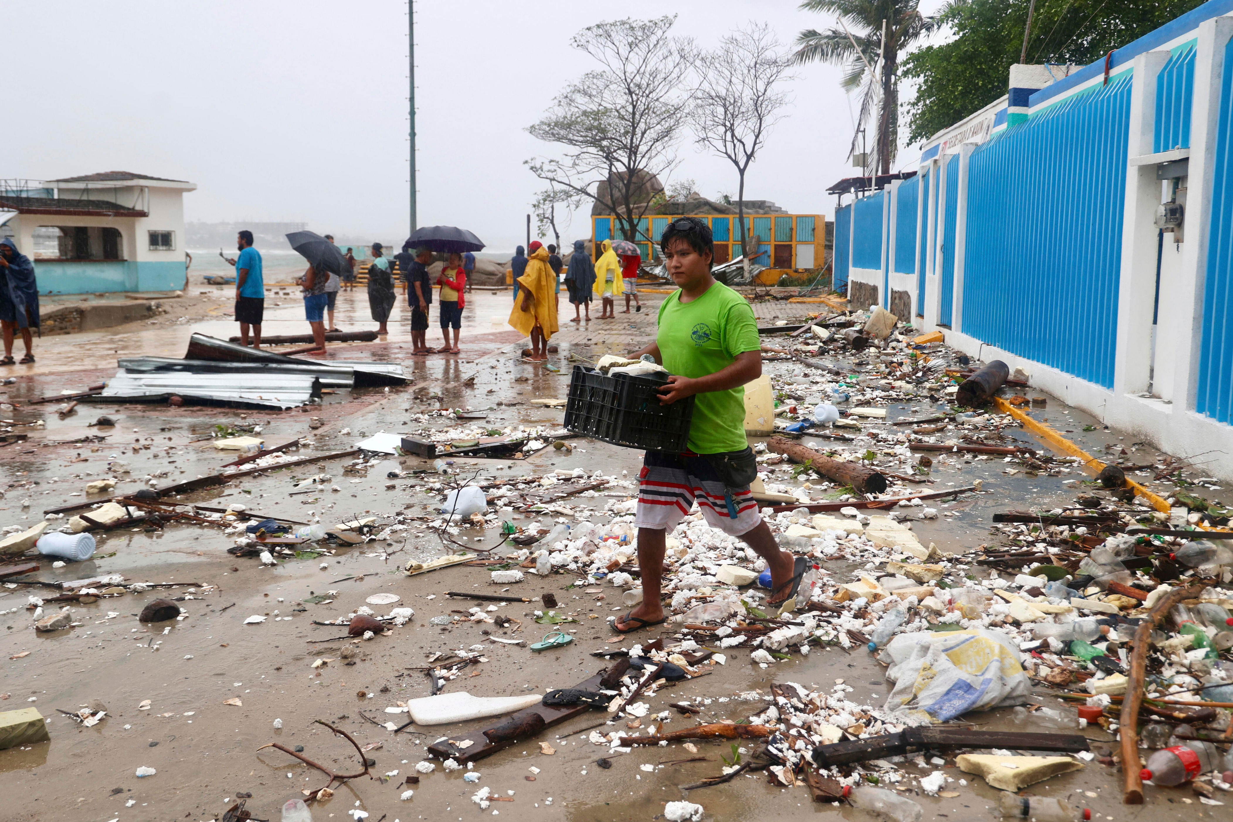 Erick downgraded to tropical storm after making landfall as Category 3 ...