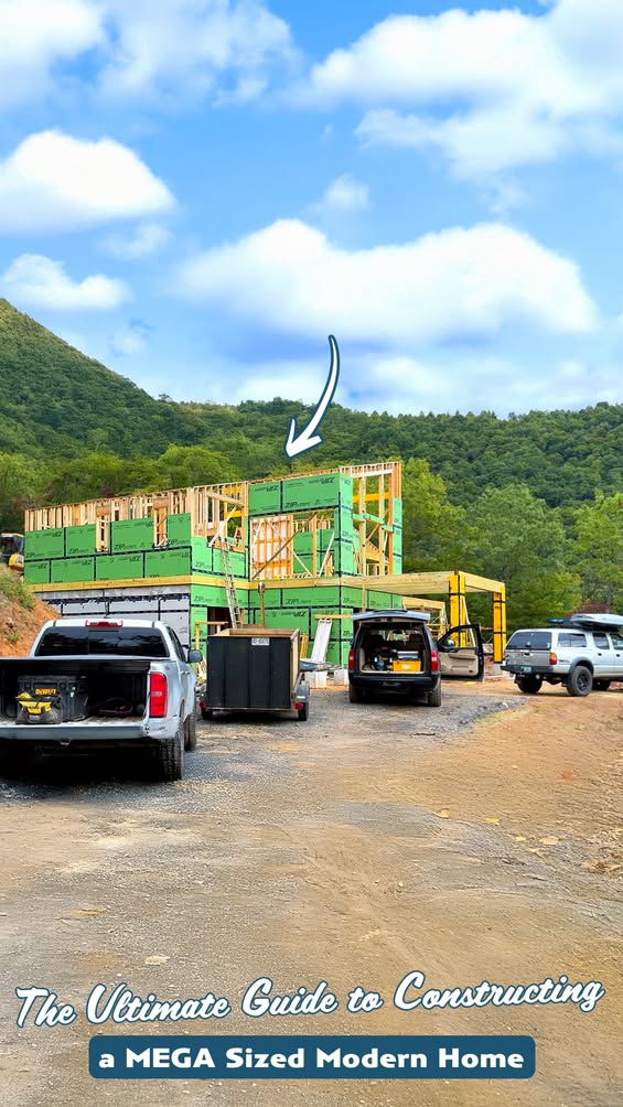 Construction of a MEGA sized Modern Home PT 40