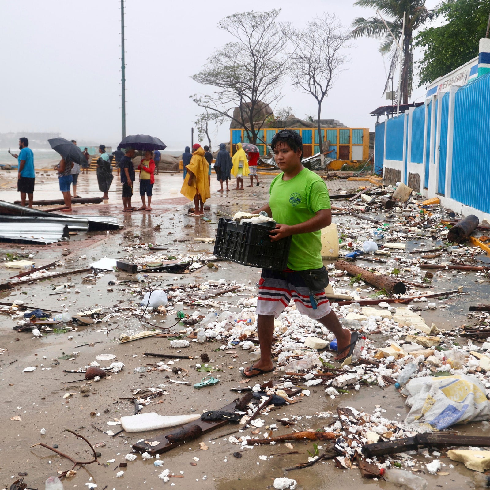 Erick downgraded to tropical storm after making landfall as Category 3 ...