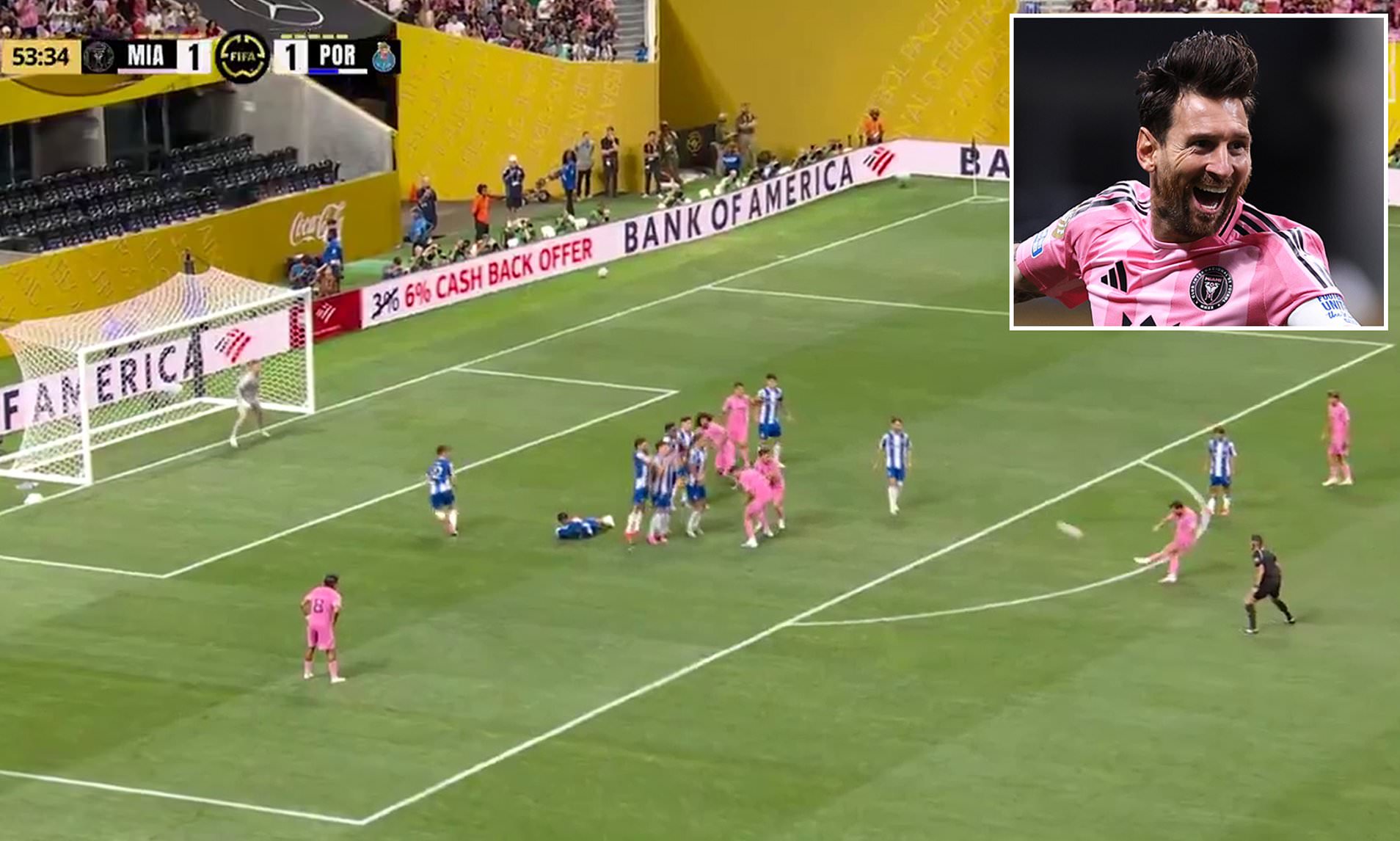 Lionel Messi scores stunning free-kick to earn Inter Miami shock win in ...