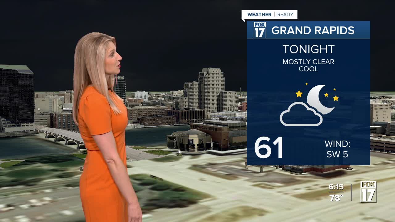 Late Evening Forecast: Isolated t-storms, building heat