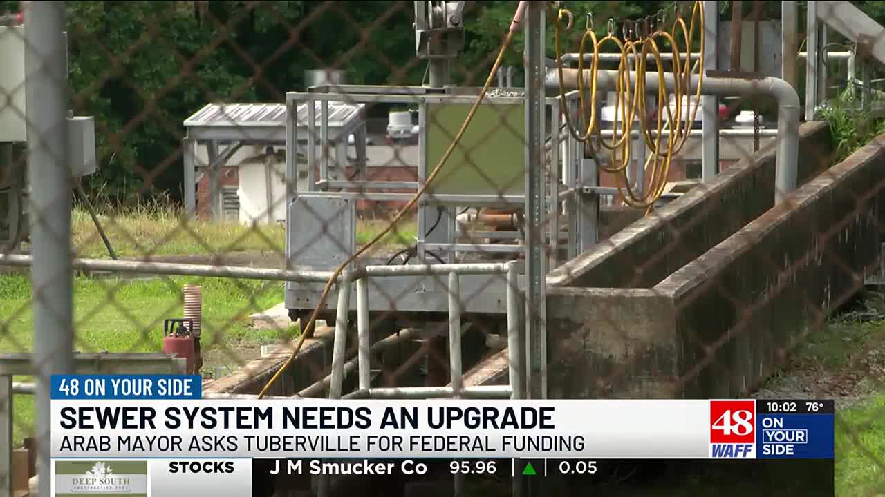 Arab’s mayor requests federal funding to address sewer issues