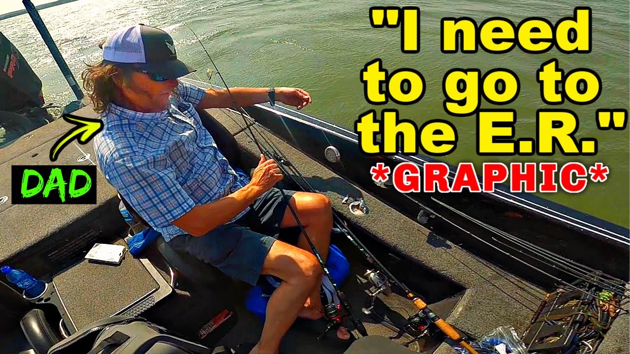 First time fishing with my dad ends in total disaster