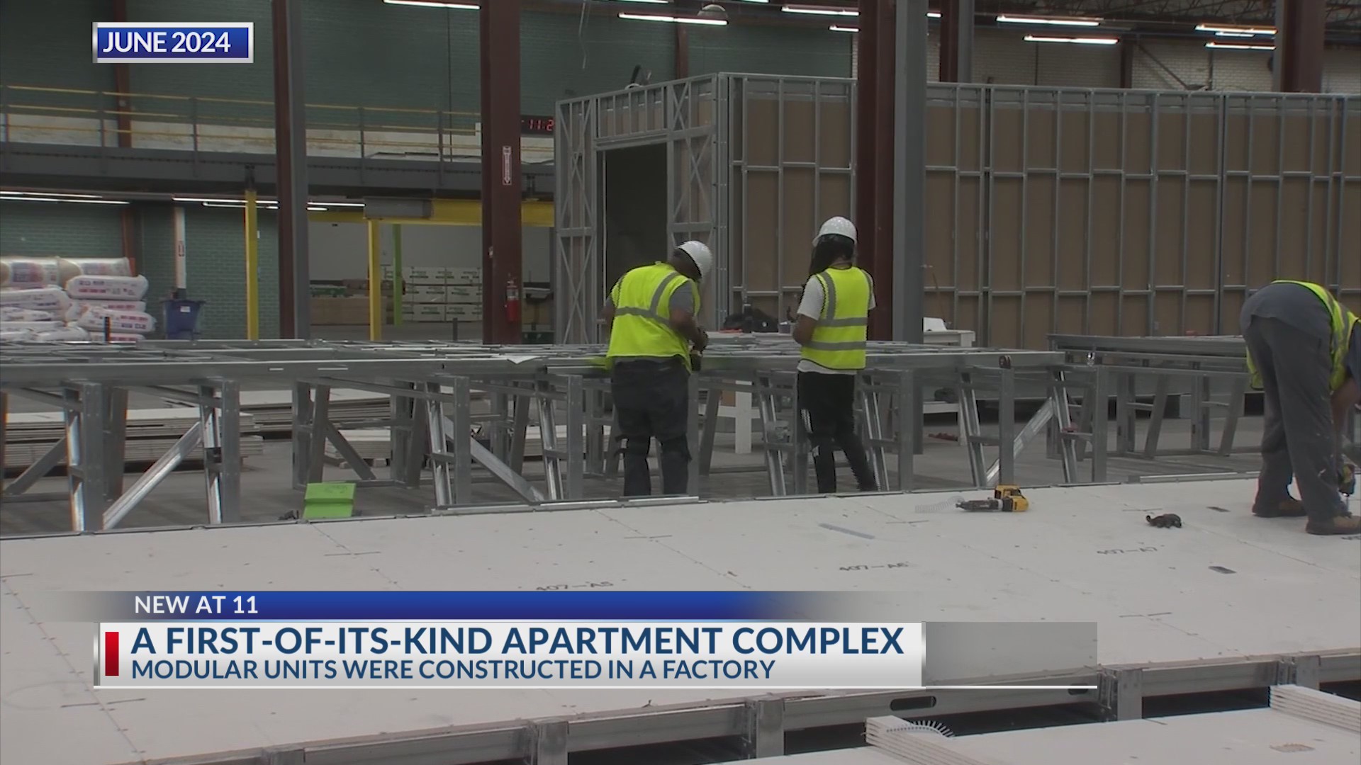 Columbus modular apartment complex project nears completion