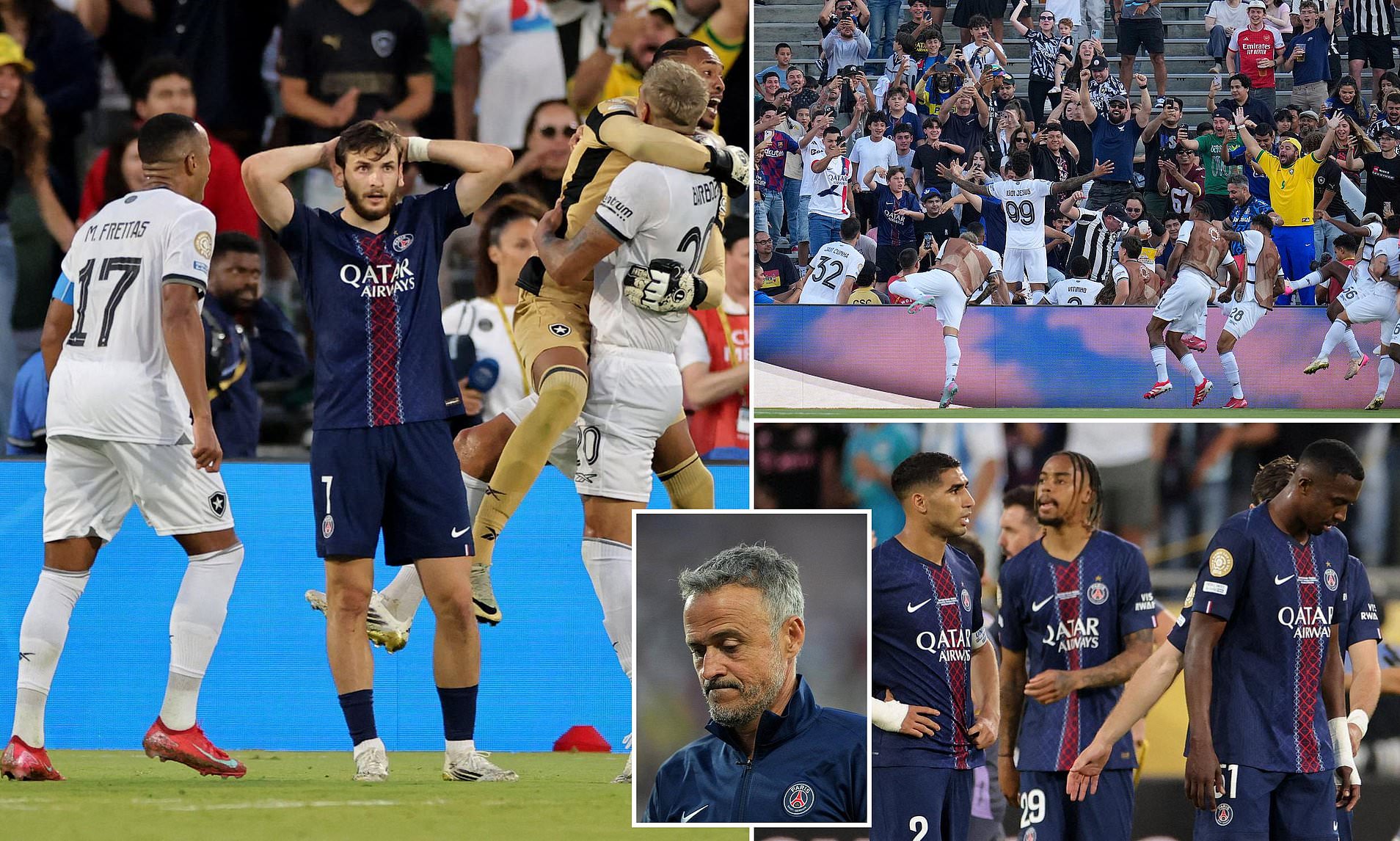 PSG fall to humiliating Club World Cup defeat by Brazilian side ...