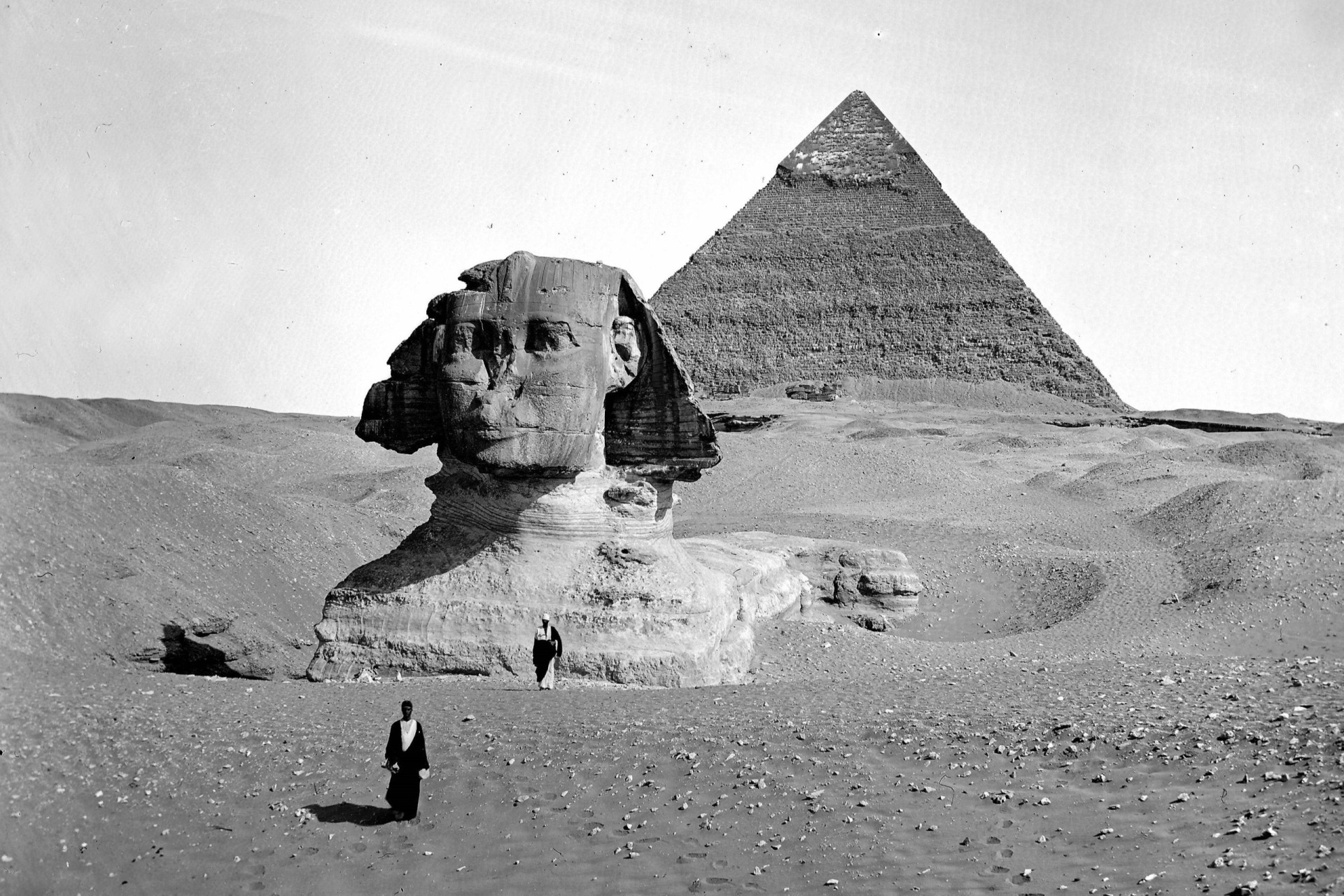 Historische Stätten vor und nach der Ausgrabung