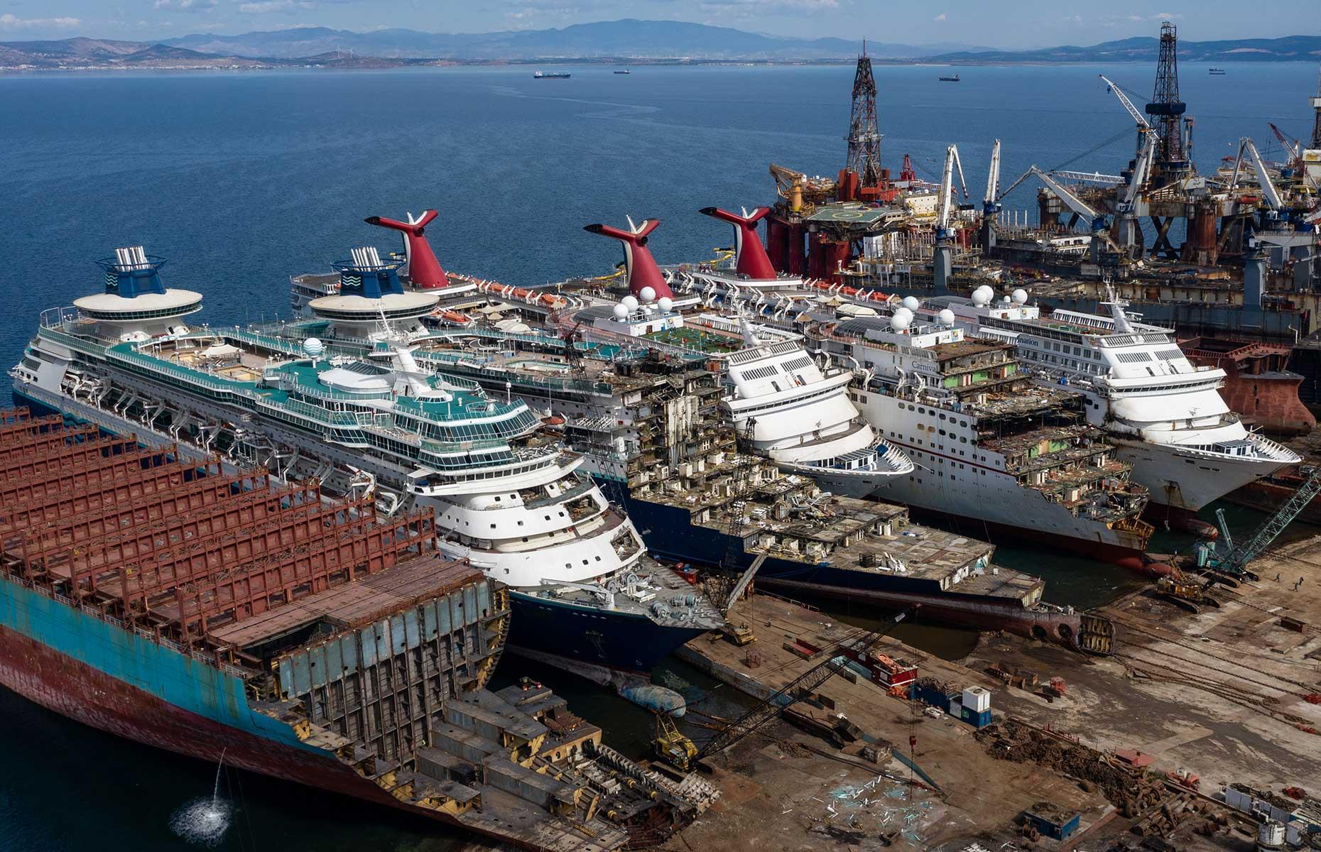 End of the line: the giant scrapyards where ships, planes and trains go ...