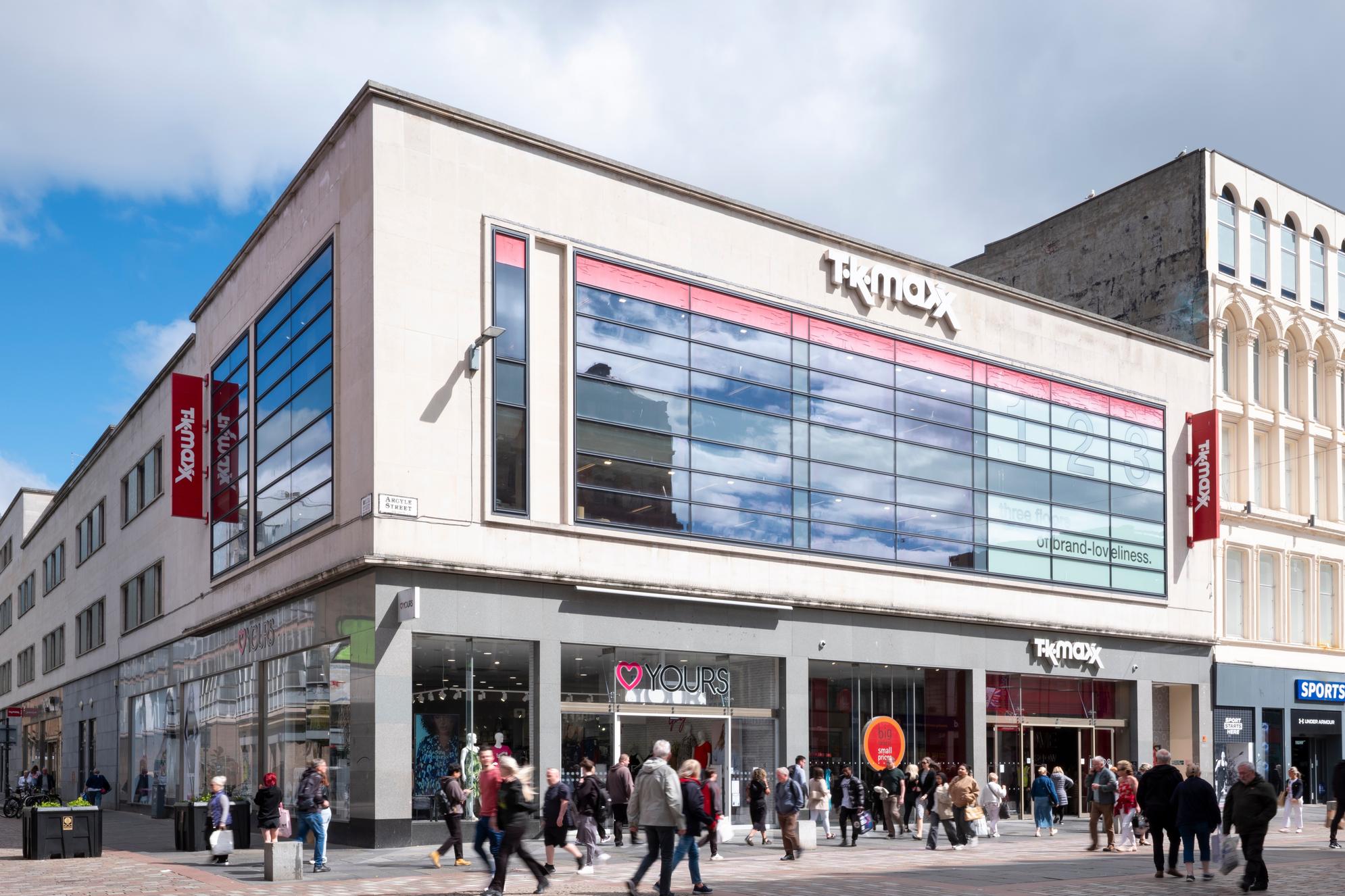 ‘Flagship’ TK Maxx building in heart of Scottish city centre on sale ...