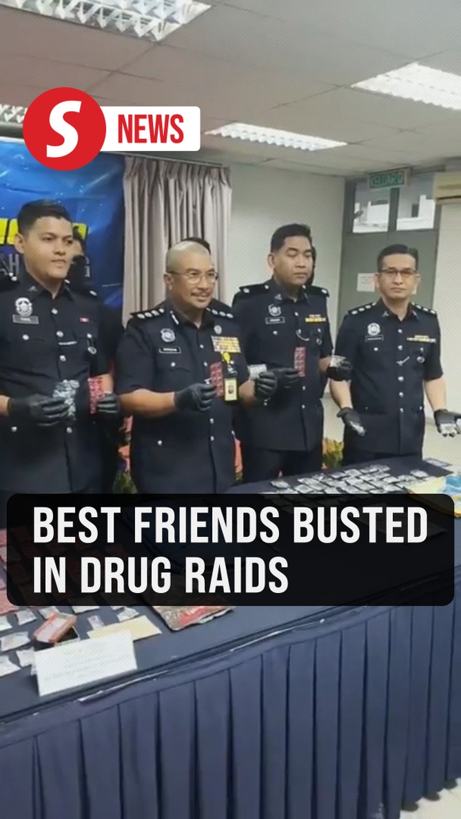 Four best friends nabbed in raids on drug trafficking gangs